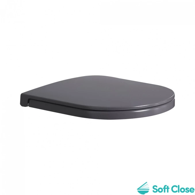 WC daska HATRIA FUSION slim softclose ash matt