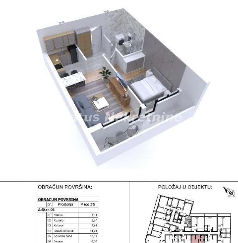 Stan – Novi Sad, Sajmište – ID 22285.