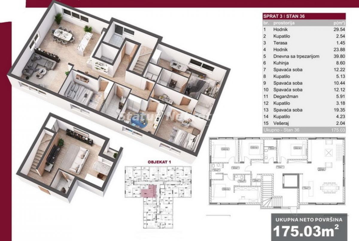 Petosoban stan na prodaju, Telep, Novi Sad, 175m², 511.550 €