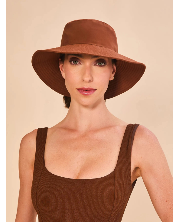 Hat California Fem Cognac Upf50+