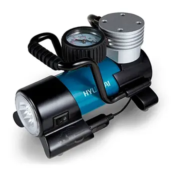 Hyundai HY-1645 automobilski kompresor 12V – 45 l/min, 6.8 bar, analogni manometar