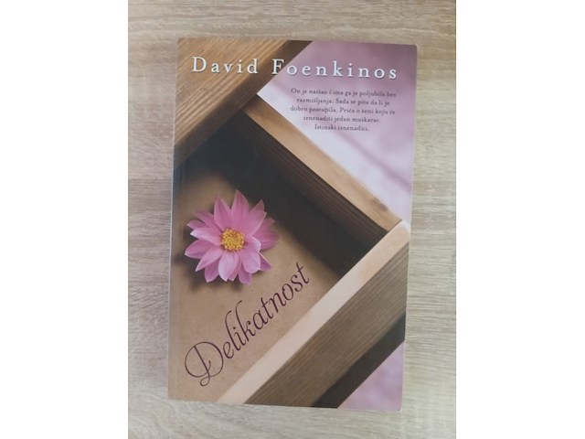 Delikatnost. David Foenkinos