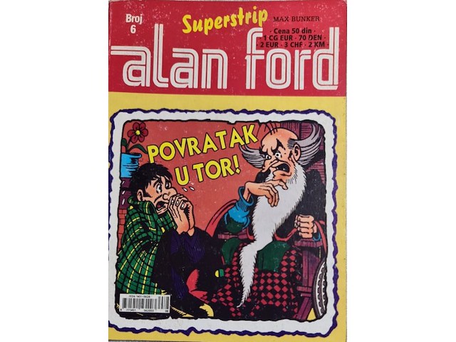 Alan Ford br. 6 Povratak u tor