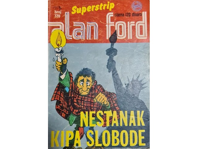 Alan Ford br. 339 - Nestanak Kipa Slobode