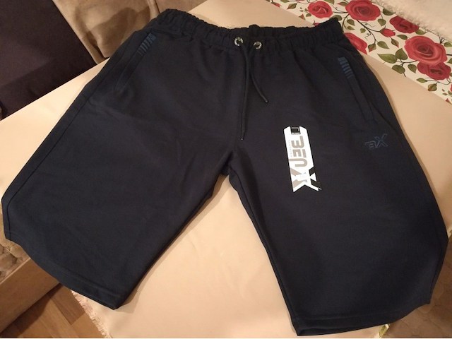 Odlicne muske pamucne bermude Benx 5XL Teget Novo