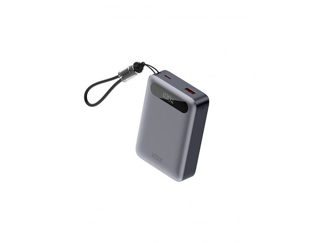 KSIX BPB20PD22G 20000mAh MINI POWERBANK 22.5W, LED DISPLAY+KABL USB-C NA USB-C
