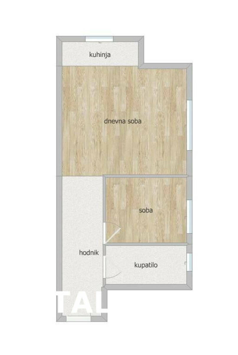 Jednoiposoban stan, Novi Sad - Adice | Prodaja · 38m² · 60.800€