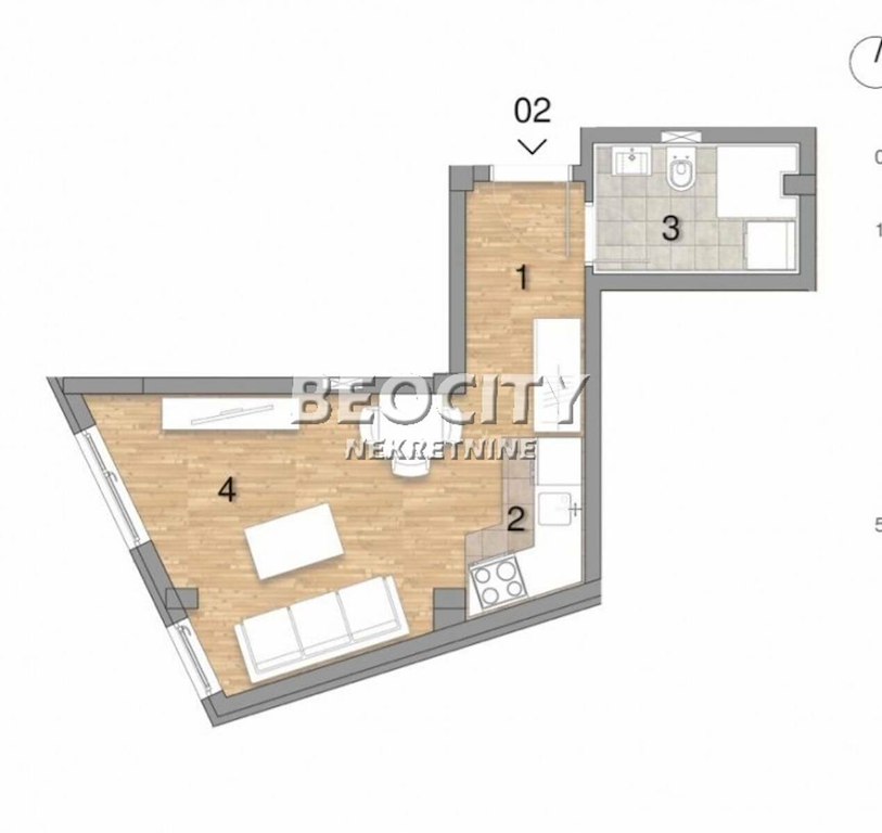 Jednosoban stan, Novi Sad - Telep | Prodaja · 25m² · 71.000€