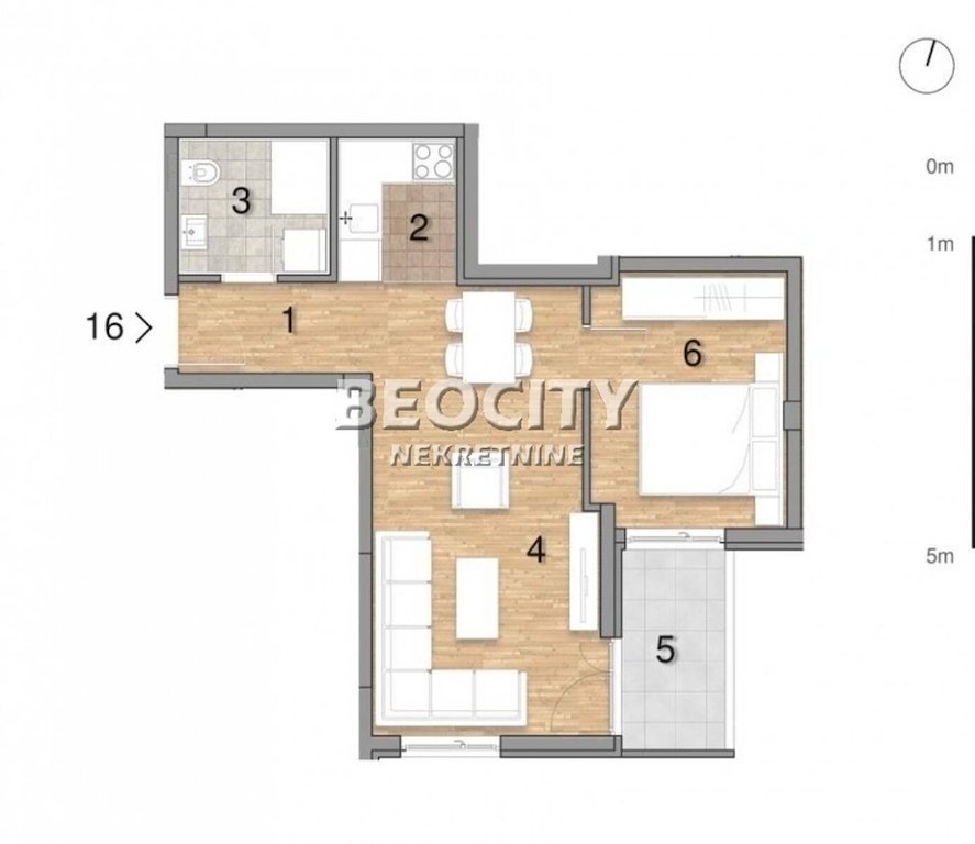 Dvosoban stan, Novi Sad - Telep | Prodaja · 44m² · 126.355€