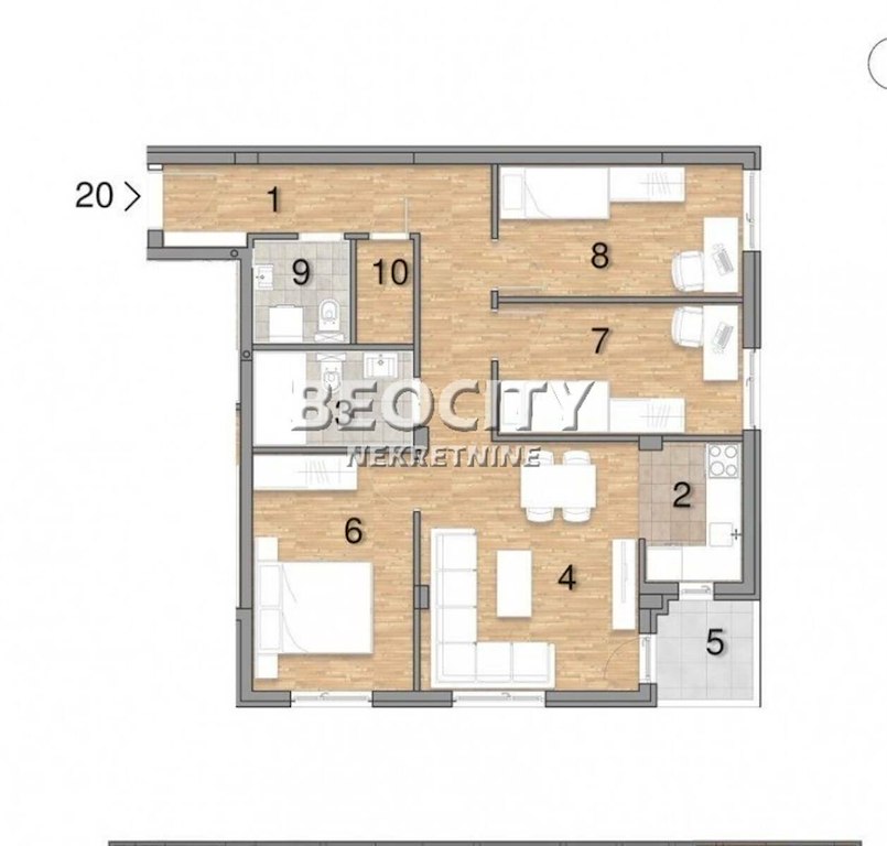 Cetvorosoban stan, Novi Sad - Telep | Prodaja · 74m² · 194.357€
