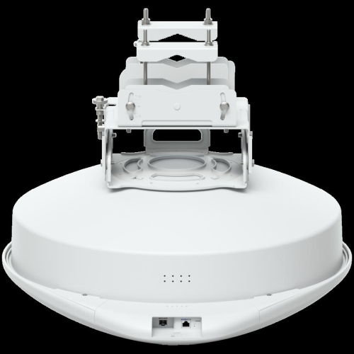 Ubiquiti AF60-XR air fibre 15+ km link range, 5.4 Gbps max. throughput, 5 GHz 800+ Mbps weather-resilient backup radio, (1) GbE and (1) 10G SFP+ port