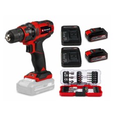 EINHELL Akumulatorska bušilica – šrafilica TC-CD 18/35 Li - (2x2,5Ah) SET + 28 delni set bitova