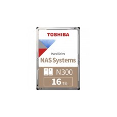 TOSHIBA 16TB N300 NAS HDD CMR 3.5'' 512MB 7200RPM SATA HDWG51GUZSVA