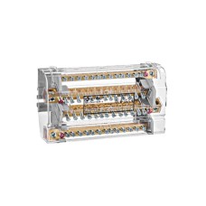 SCHRACK Razvodni blok, 4p, 160A, ulaz 1x50mm², izlaz 4x35+9x16mm²