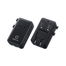 ANKER Nano 20W putni zidni punjač 5-portova (2x USB-A, 2x USB-C, crni