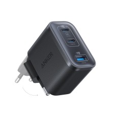 ANKER Nano 70W GaN zidni brzi punjač, 3-porta (2x USB-C i 1x USB-A) crni