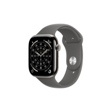 APPLE Watch S11 Cellular 42mm Natural Titanium Case with Stone Grey Sport Band - S/M (mf8m4rk/a)