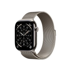APPLE Watch S11 Cellular 46mm Natural Titanium Case with Natural Milanese Loop - M/L (mfd04rk/a)