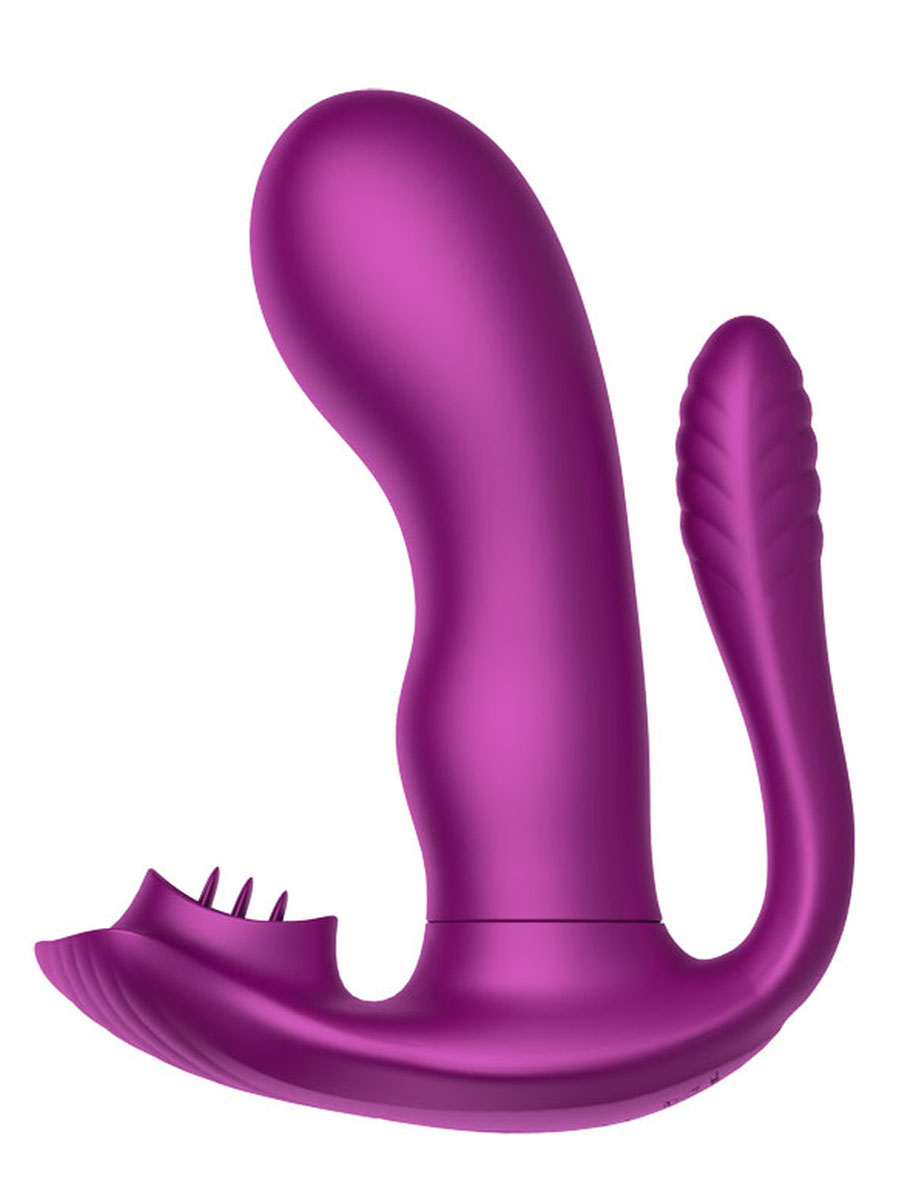 Tongue Triple Stimulator Purple