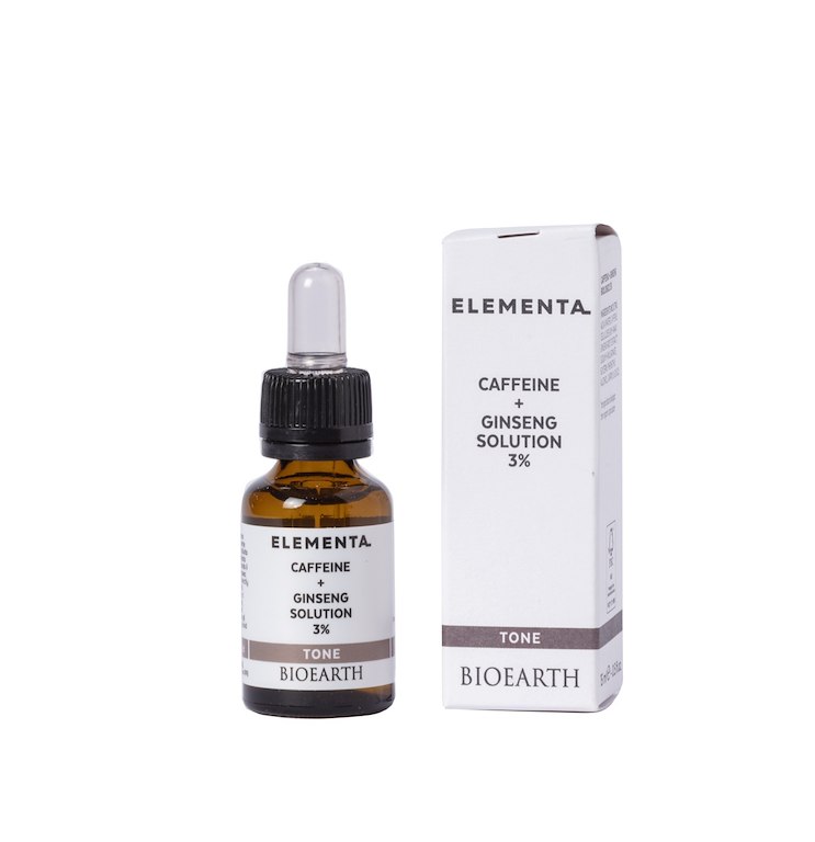 BIEARTH Kofein + ginseng 3% tonizirajući SERUM za lice 15 ml - ELEMENTA linija