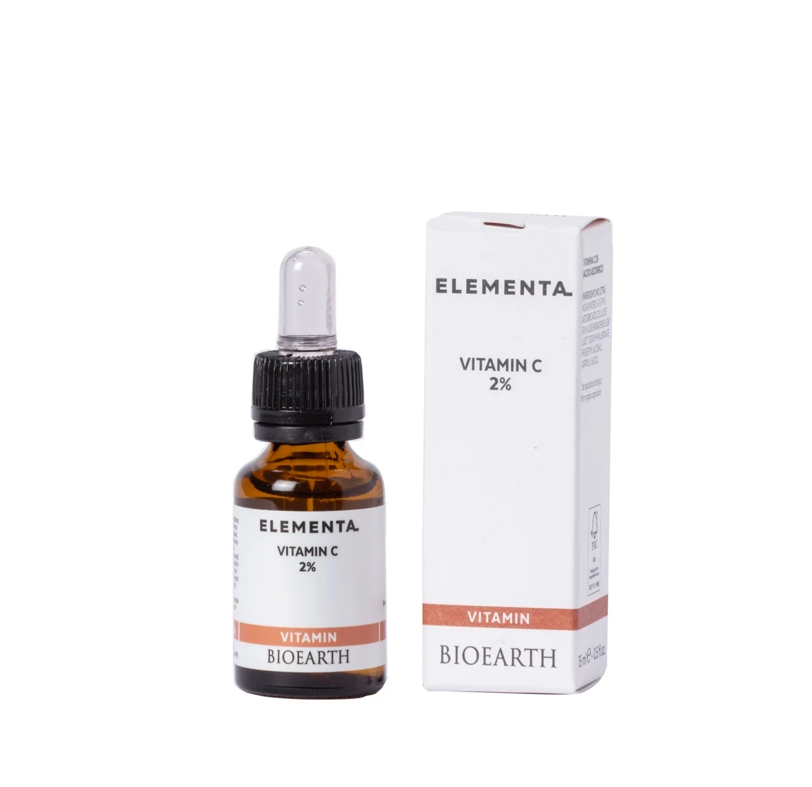 BIOEARTH Vitamin C 2% posvetljujući SERUM za lice 15 ml - ELEMENTA linija