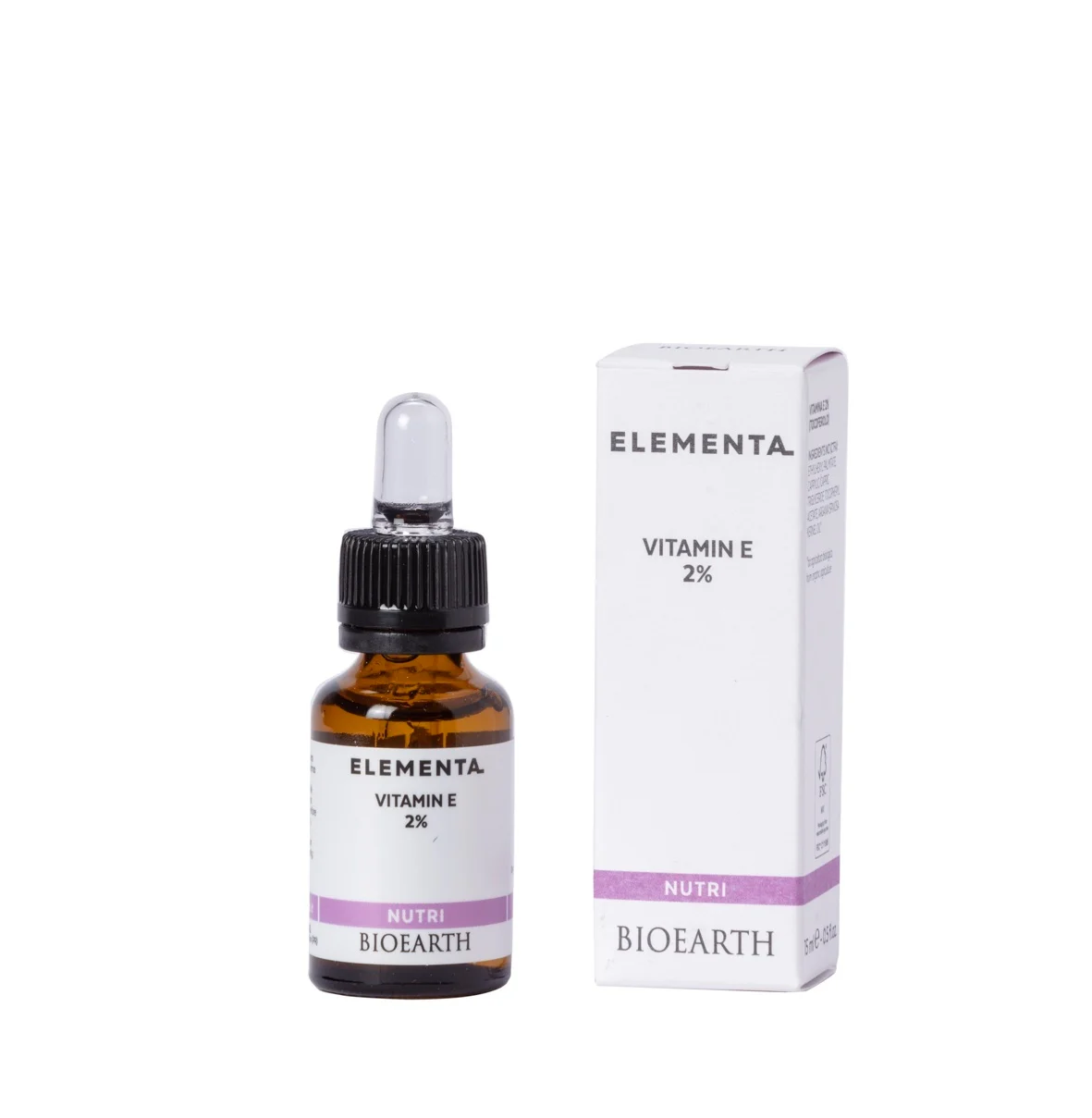 BIOEARTH Vitamin E 2% hranljivi SERUM za lice 15 ml - ELEMENTA linija