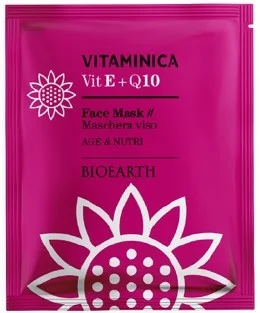 BIOEARTH Maska za lice vitamin E + Q10 15 ml - VITAMINICA linija