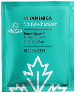 BIOEARTH Maska za lice vitamin B3 + peršun 15 ml - VITAMINICA linija