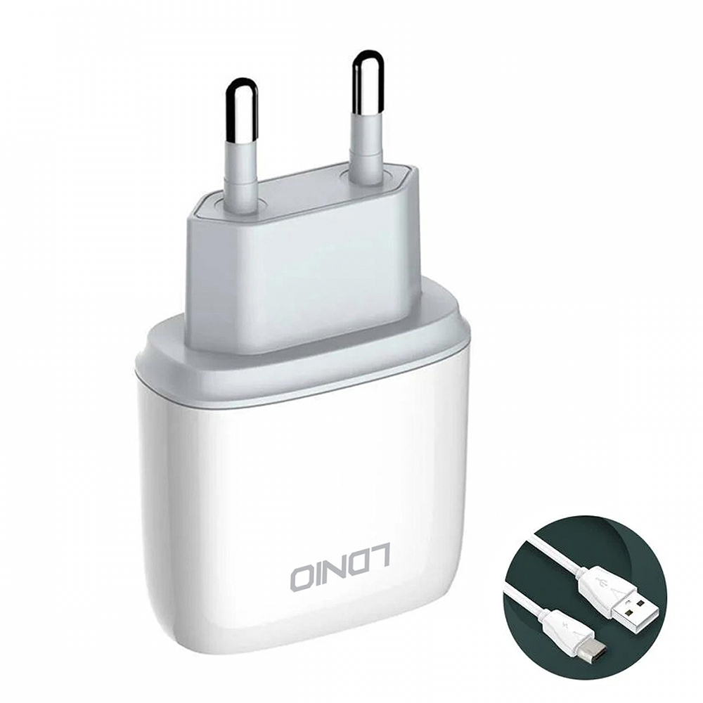 Brzi punjač Ldnio 18W + kabl micro USB