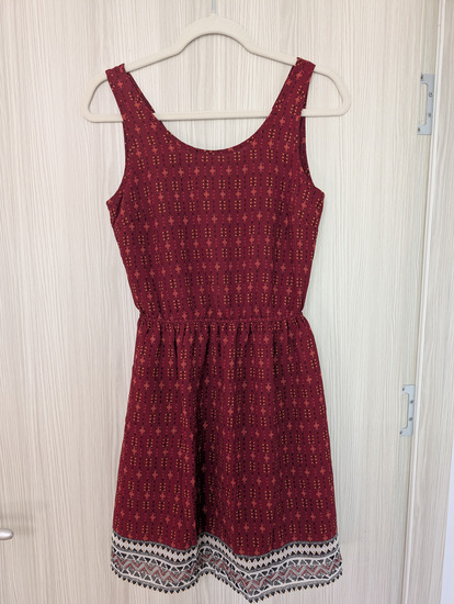 H&M Bordo Haljina