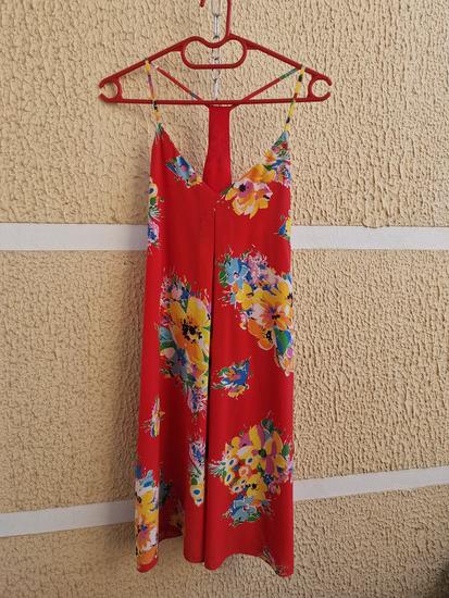 Svilena haljina Polo Ralph Lauren XS-S original