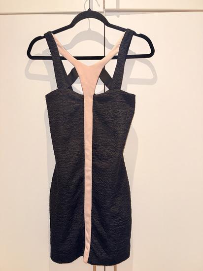 Crna mini haljina Bershka L