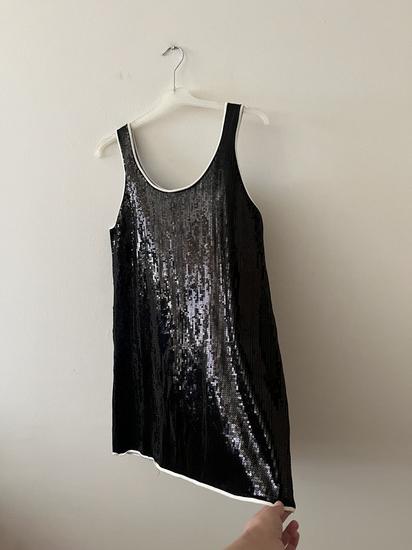 Zara sequine mini siroka haljina, S/M