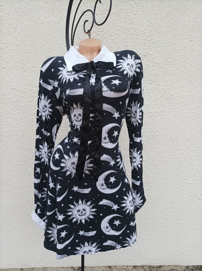 Killstar Moons Haljina sa Kragnom L/XL