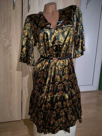 Nova DESIGUAL pliš haljinica DANAS 2900