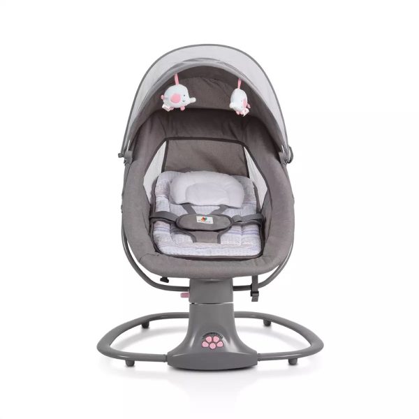 Cangaroo Axel Pink – Električna ljuljaška 3u1 za bebe do 9 kg