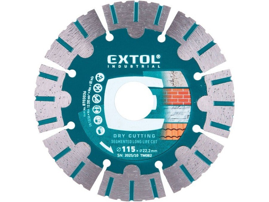 Dijamant sečivo 115x22,2x1,8mm segment Long Life EI