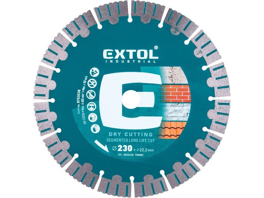 Dijamant sečivo 230x22,2x2,3mm segment Long Life EI