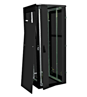 19"Samost.orman 47U/2195x800x1000 (VxŠxD),400kg,IP20,crni
RAL9005 (crna), staklena vrata, IP20