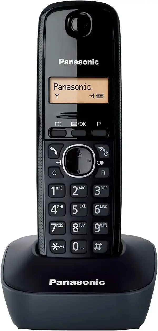 Bežični telefon Panasonic KX-TG1611SPH crni