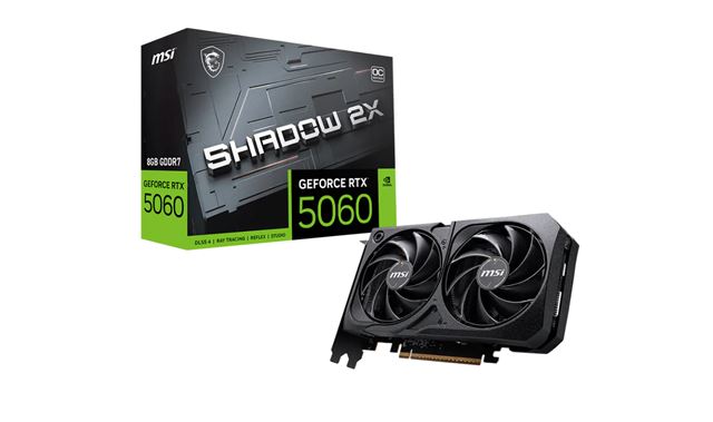 VGA MSI RTX 5060 8G SHADOW 2X OC MAX
