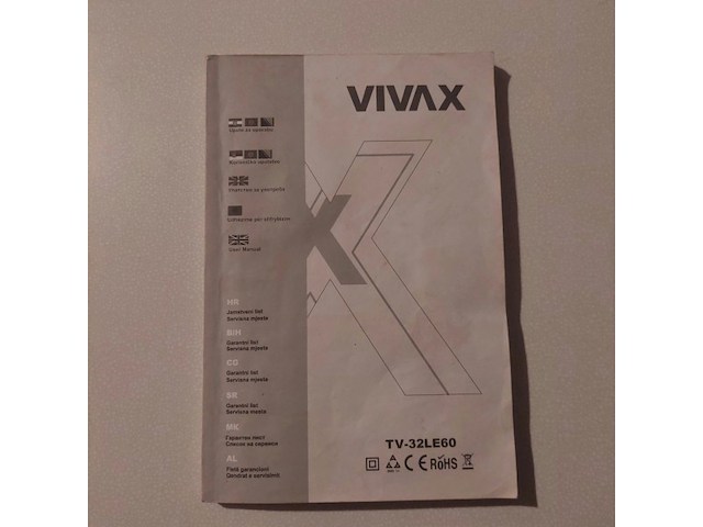 Vivax/ uputstvo za televizor