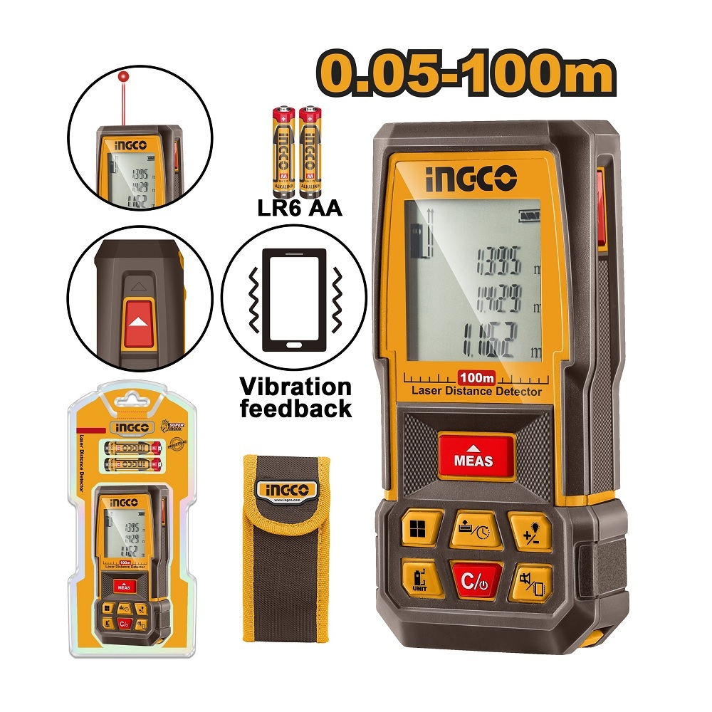 HLDD1008 LASERSKI DALJINOMER 0.05-100M SUPER INGCO