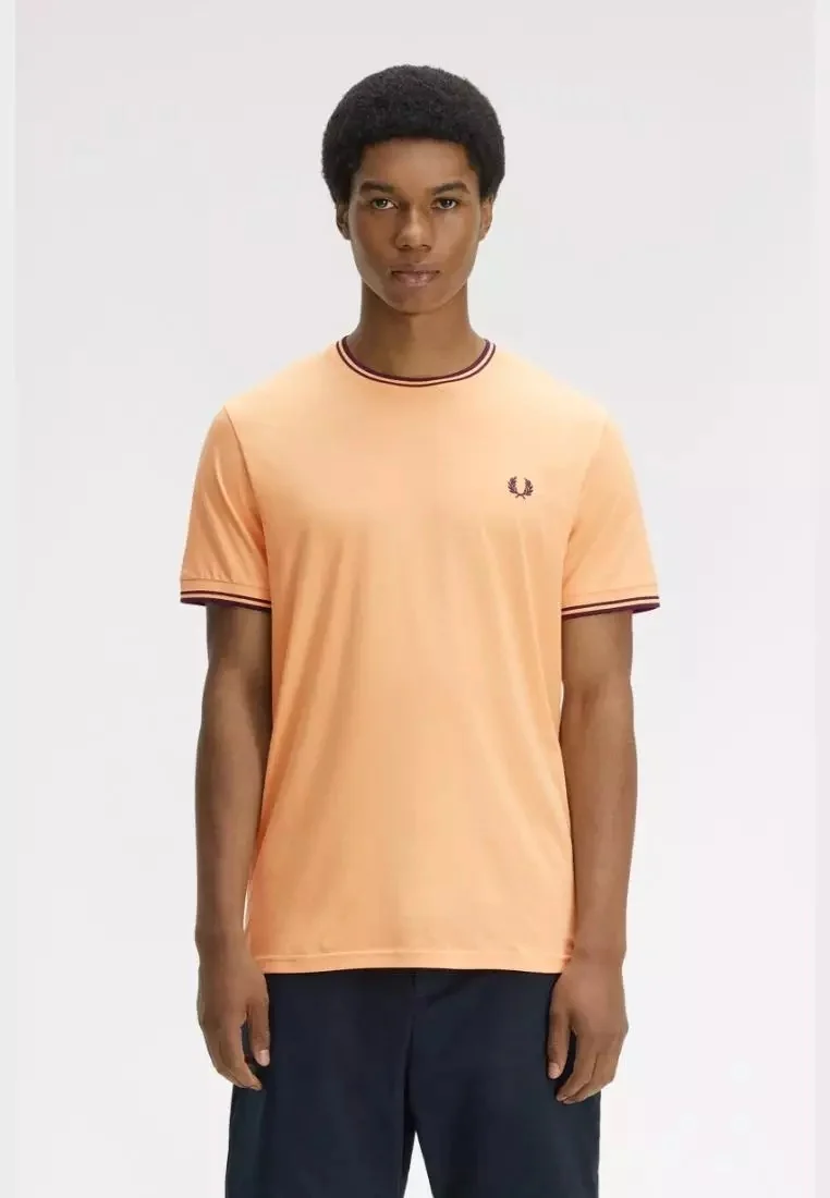 FRED PERRY TWIN MAJICA PEACHFN