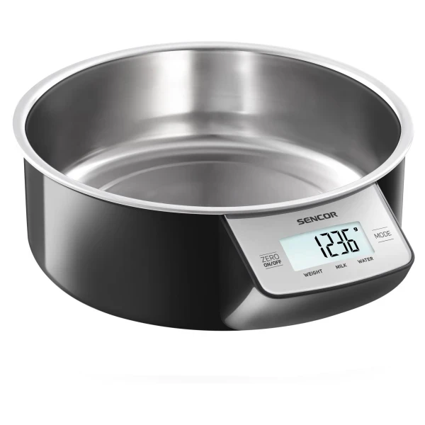 Kuhinjska vaga Sencor SKS4030BK inox do 5kg