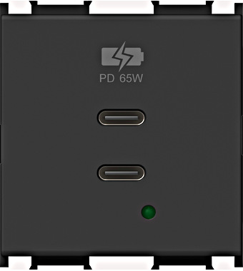 USB 2xUSB-C napajanje USB-C,PD, 65W, 5V, 3A, 2M, crno
Punjenje preko USB-a od 20 W, 2x USB-C, Napajanje 65 W