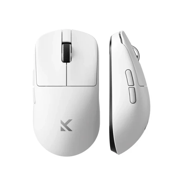 Bežični gaming miš MCHOSE L7 Ultra Plus White PAW3395 8Hz pooling Kalih Optical