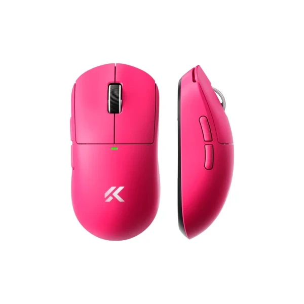 Bežični gaming miš MCHOSE A5 V3 Ultra Rose Red PAW3395 8KHz pooling Omron Mechanical