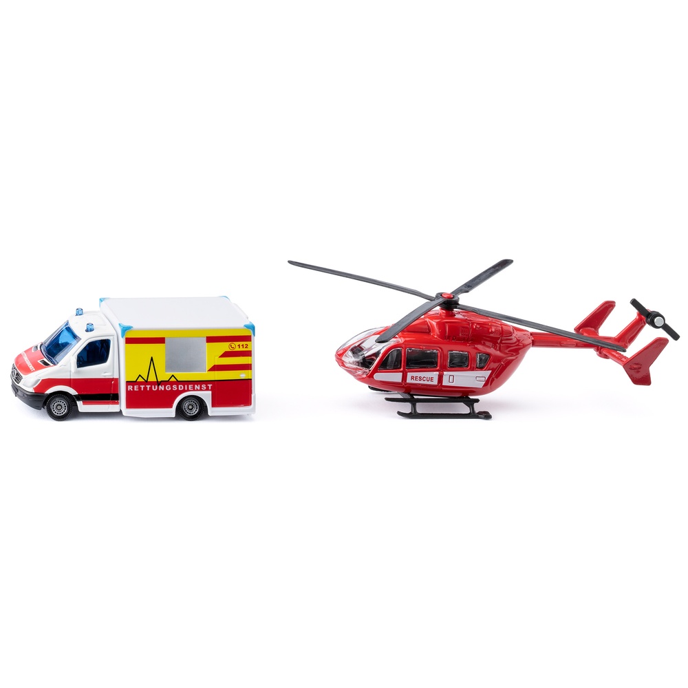 Siku – Mercedes-Benz Ambulance and Helicopter
