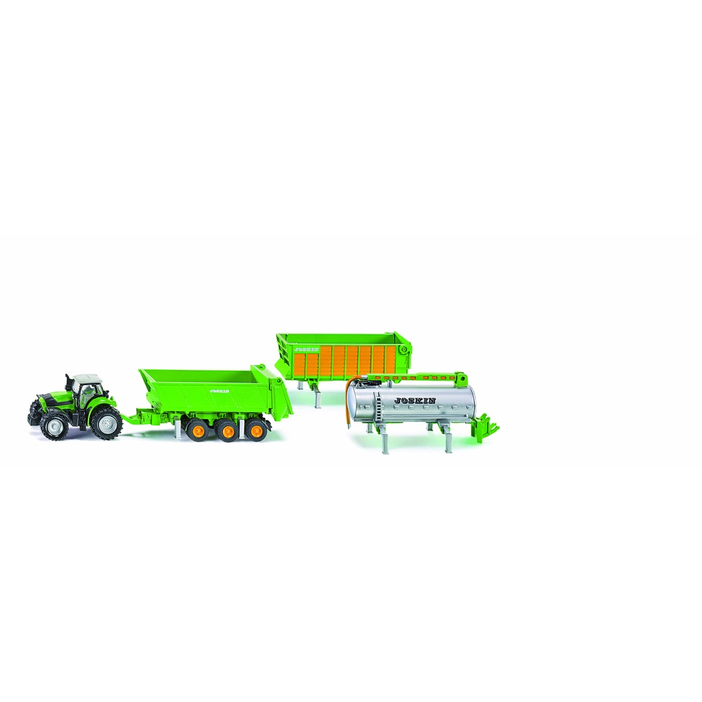 Siku – Traktor Deutz sa setom prikolica Joskin
